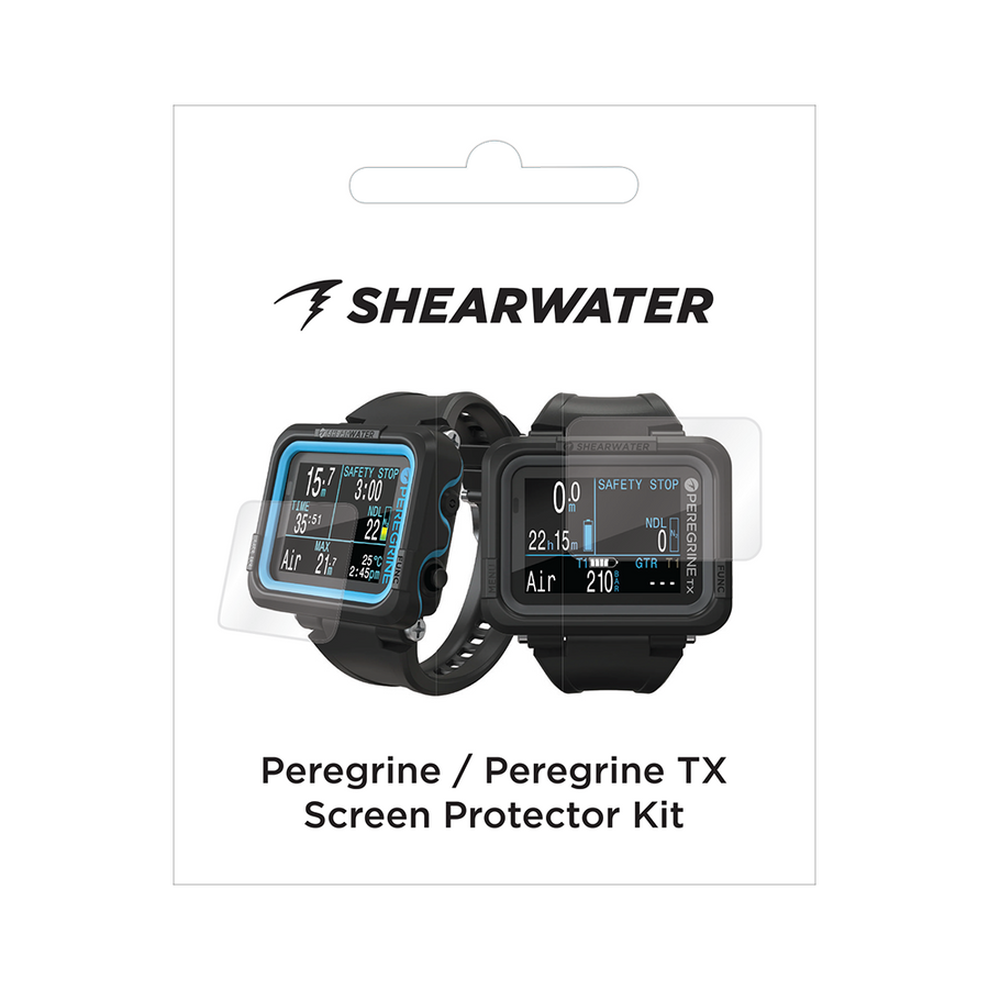Shearwater Peregrine/Peregrine TX Screen Protector Kit – Carolina Dive ...